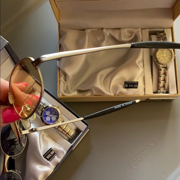 Fred Belay | Accessories | New Fred Belay Sunglasswatch Sets Blue ...